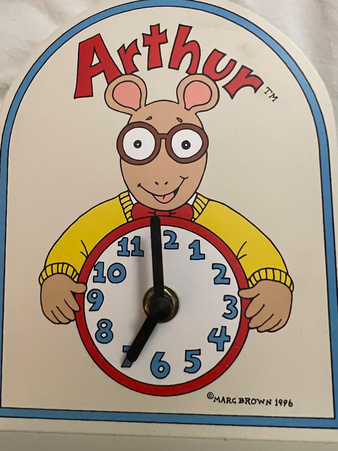 Rare arthur Marc Brown's wooden Clock-original - Etsy