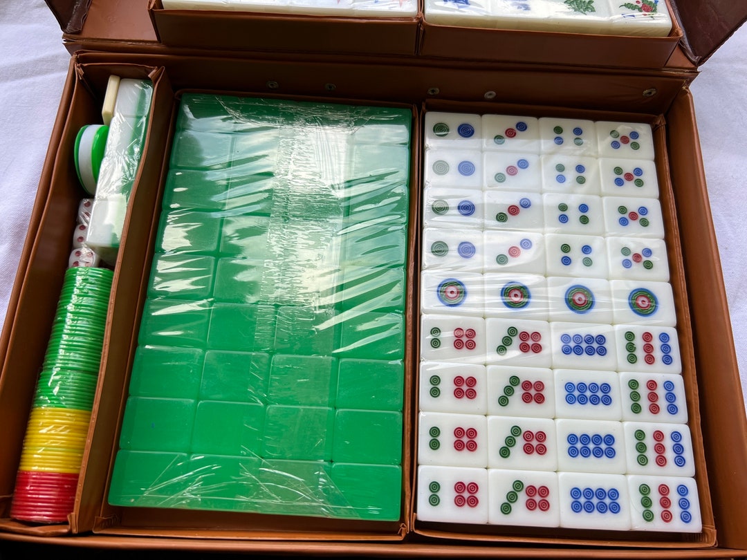 Mahjong-chinese Mah Jong Tile Set/factory Sealed-new Unused/144 Two ...
