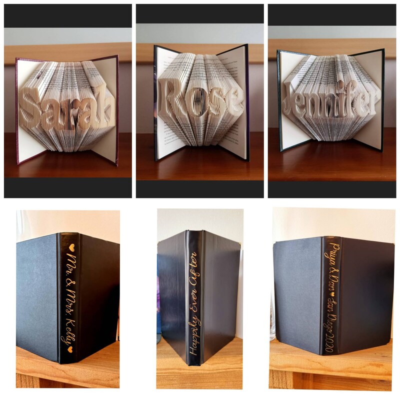 Folded Book Art - Etsy UK