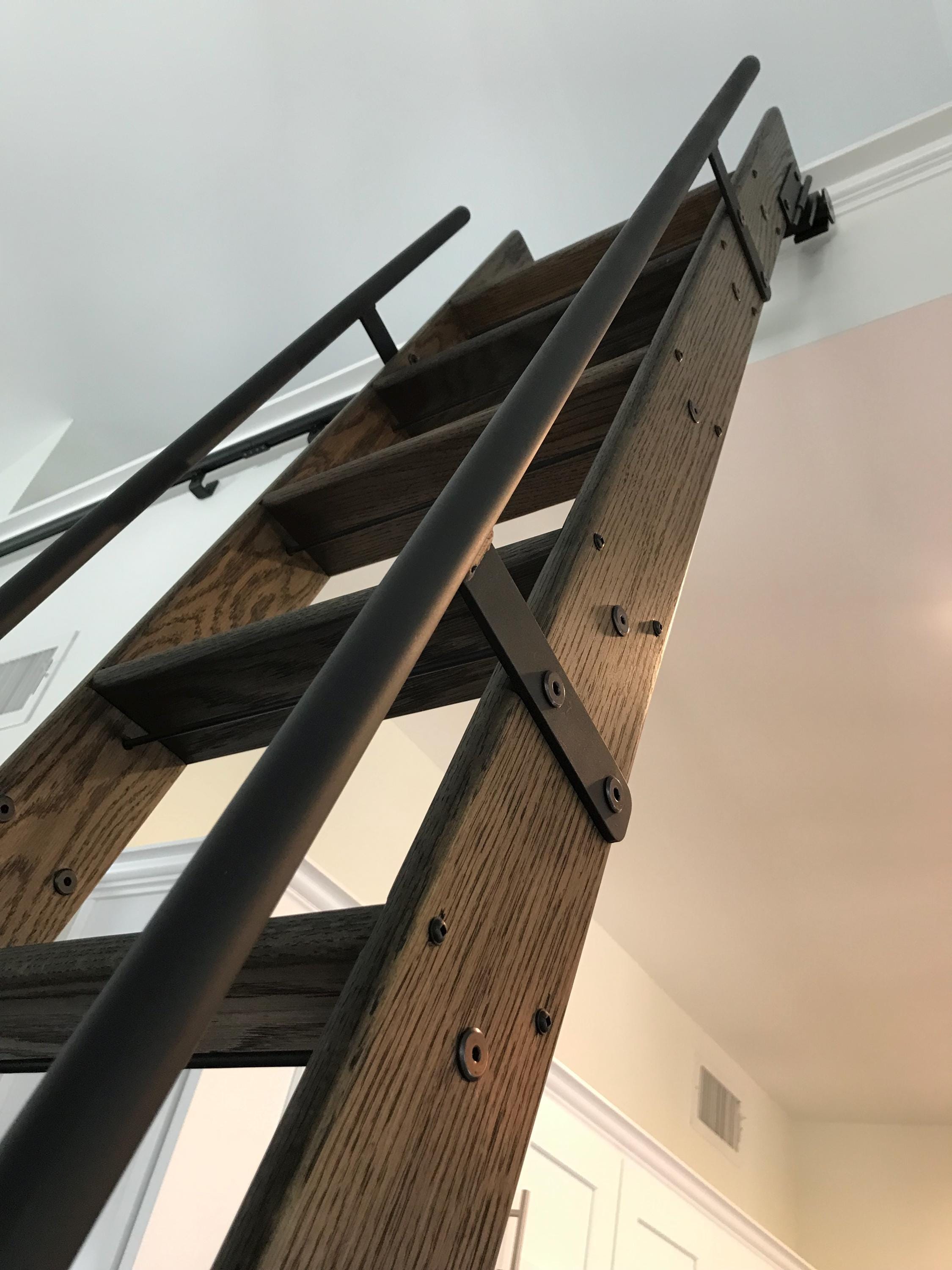 Custom Hardwood Ladders for Lofts, Kitchens, Closets and More. - Etsy