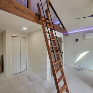 Custom Hardwood Ladders for Lofts, Kitchens, Closets and More. - Etsy