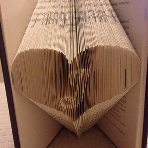 Book Folding Pattern Inverted Heart Alphabet Each Pattern is 164 Folds ...