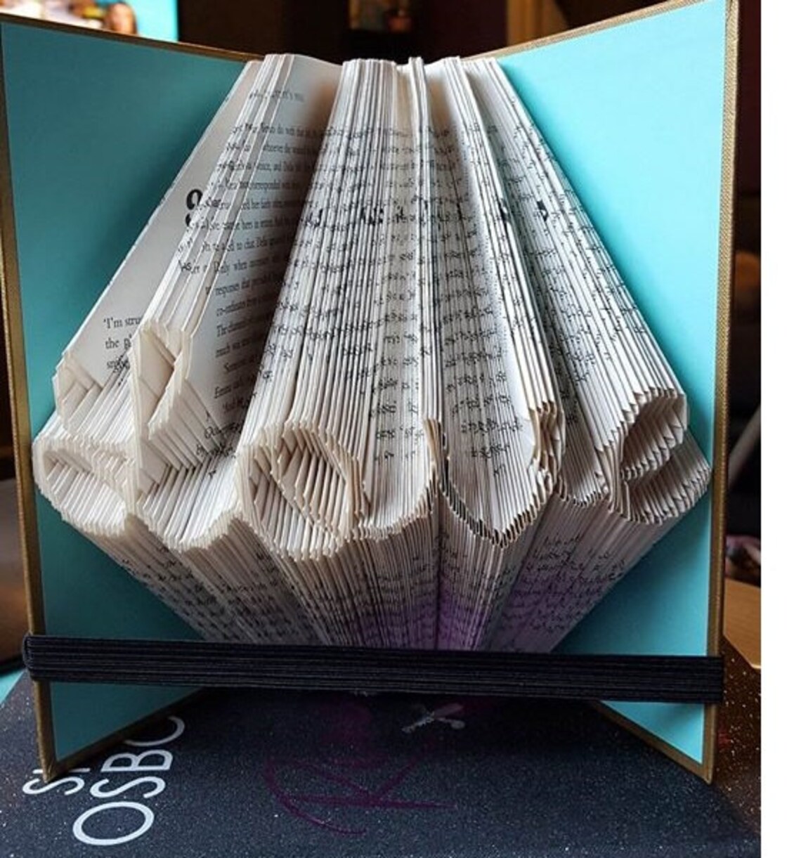 Book Folding Pattern Alphabet 21 Fancy Christmas Full | Etsy