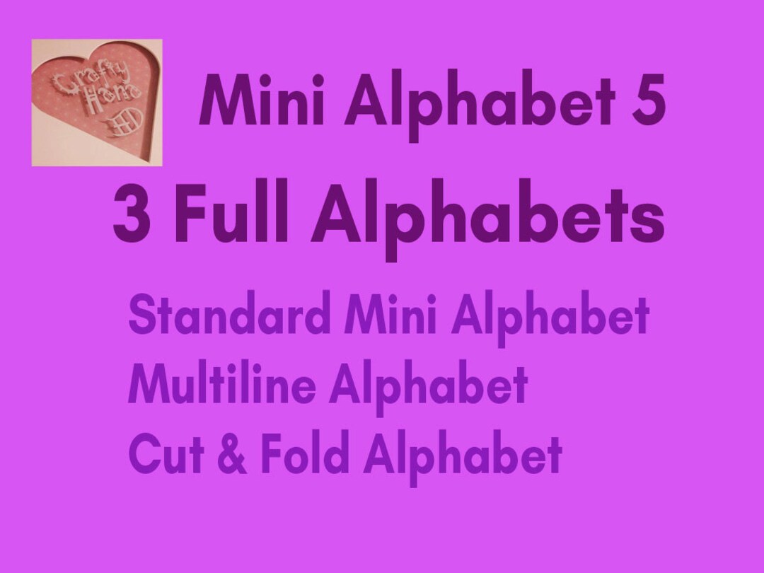Book Folding Patterns-instant Download-3 Full Alphabets-standard Mini ...