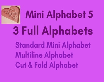 Book Folding Pattern Posh Alphabet 7 Measure Mark & Fold - Etsy