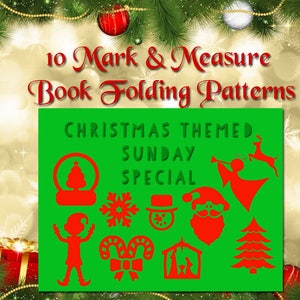 Book Folding Patterns Christmas Sunday Special 10 Brand New Mark and ...