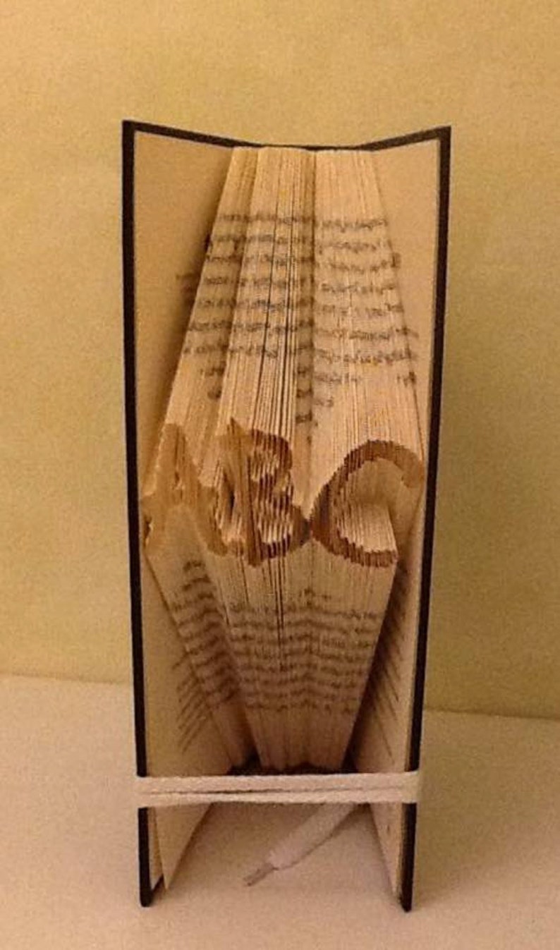 Book Folding Pattern Alphabet 16 Flowerpower 2 full | Etsy