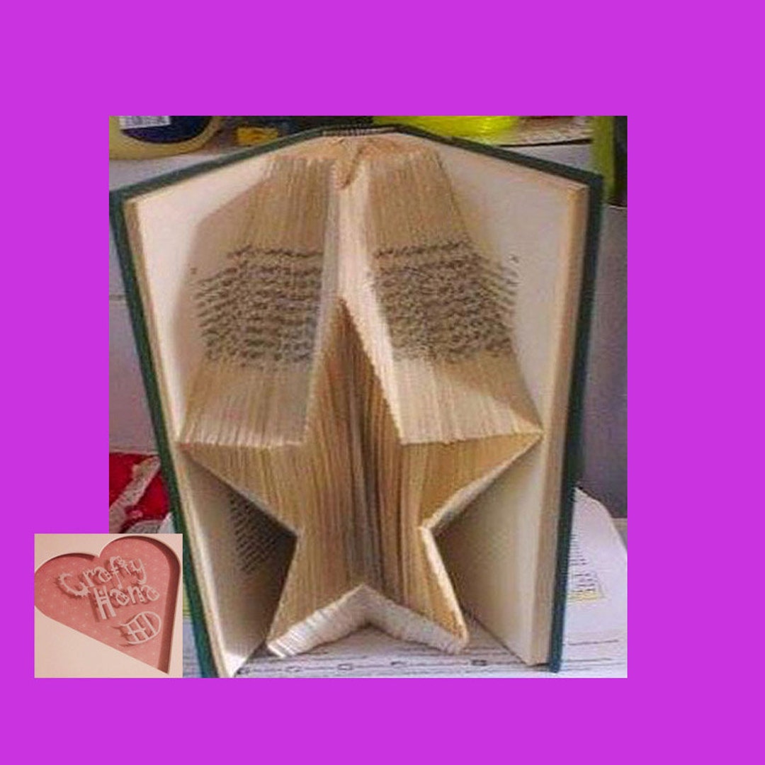 Book Folding Pattern - Star - 213 Folds - Measure, Mark & Fold ...