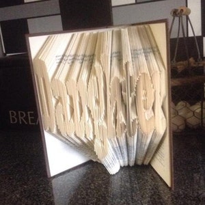 Book Folding Alphabet - Alphabet 2 - Chunky and Curved Font (75 Letters ...