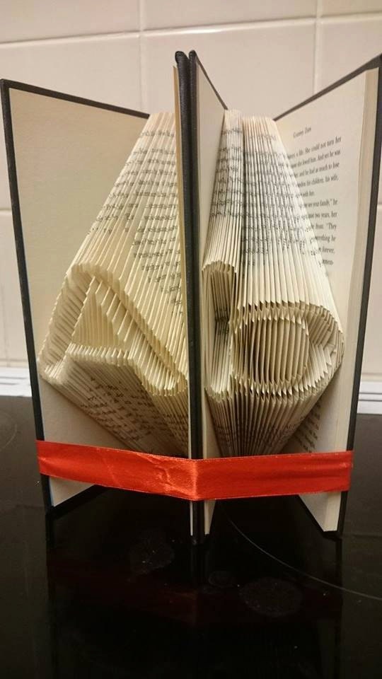 Book Folding Pattern Alphabet Alphabet 11 Outline Full - Etsy UK