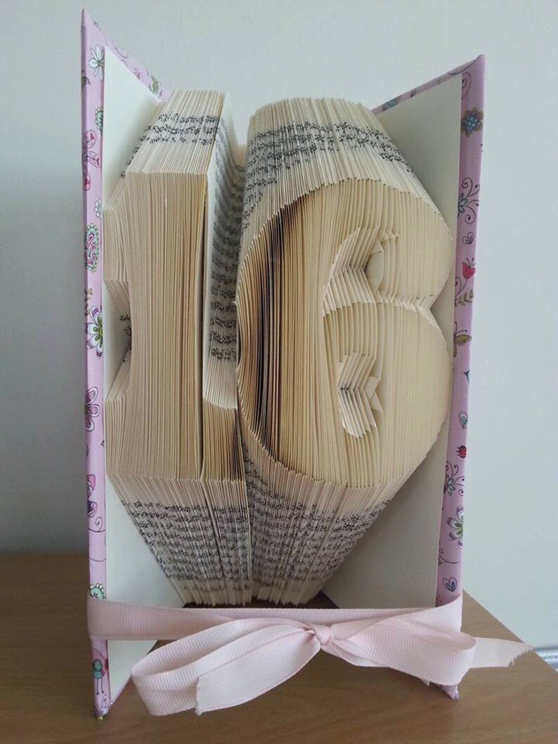 Book Folding Patterns - Big Bold Numbers - 1,2,3,4,5,6,7,8,9,0 ...