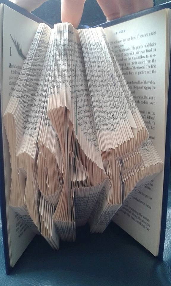 Book Folding Pattern Graffiti Alphabet Create Your Own - Etsy