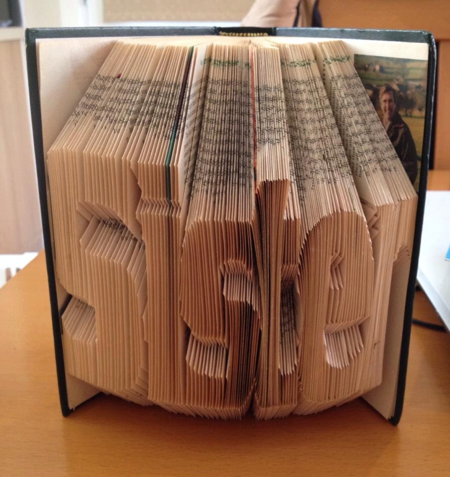 Book Folding Pattern Alphabet ALPHABET 3 Slimmer Less | Etsy UK