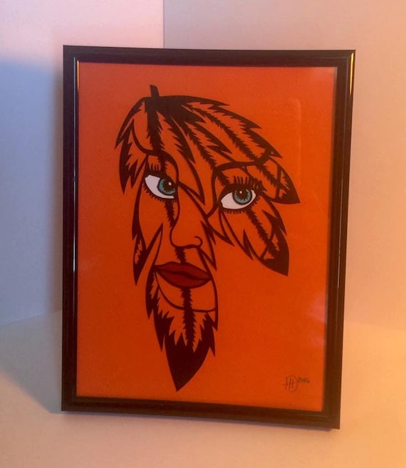 Papercutting Template A Birds Eye View Cut You Own Paper | Etsy UK