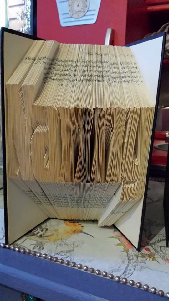 Book Folding Pattern Alphabet ALPHABET 3 Slimmer Less - Etsy