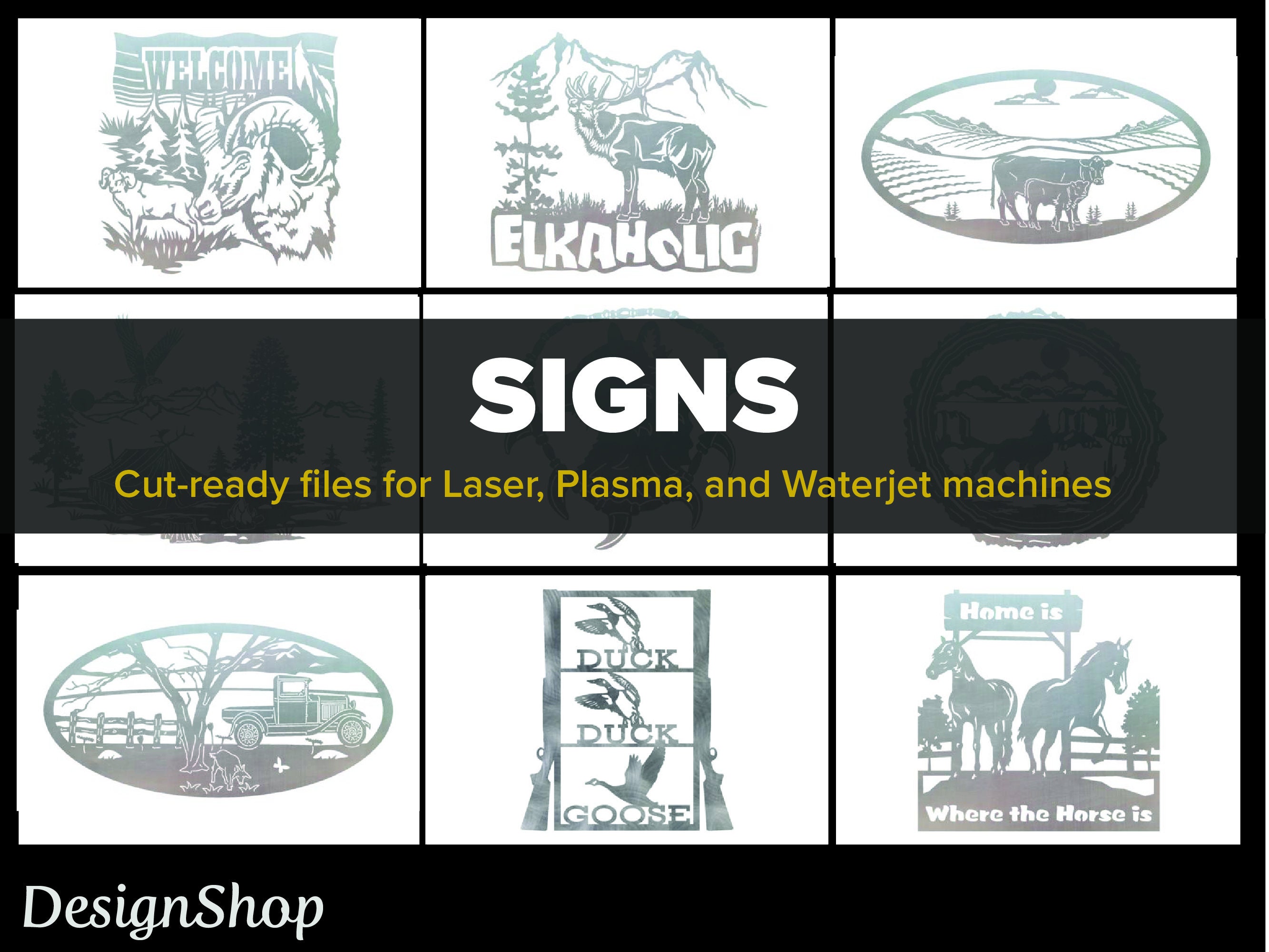 200 Tested and Ready to Cut DXF Files for Laser and Plasma CNC Machines ...