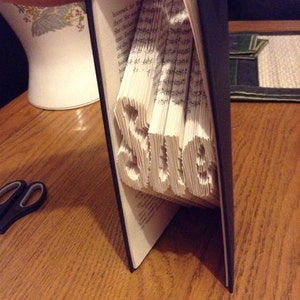 Book Folding Pattern Alphabet - ALPHABET 4 - Medium Font, Fancy Font ...