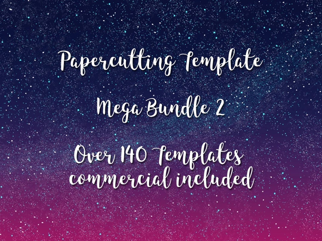 The Ultimate Papercutting Template Mega Bundle 2 - Over 140 Templates ...