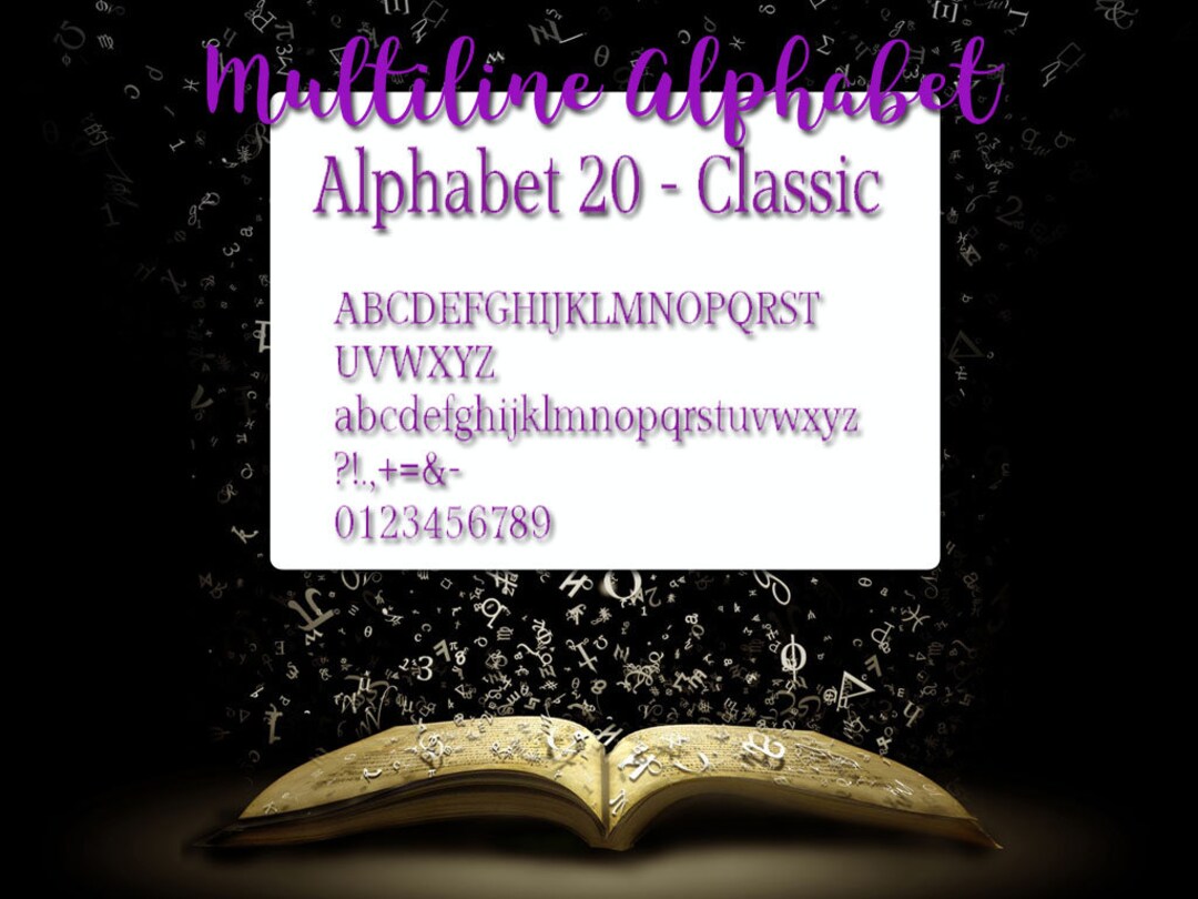 Book Folding Pattern - Multiline Alphabet - All Calculations to Make ...