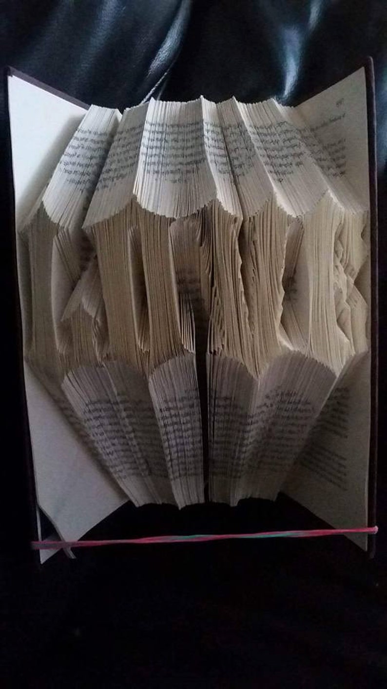 Book Folding Pattern Alphabet 18 Vintage Measure Mark & | Etsy