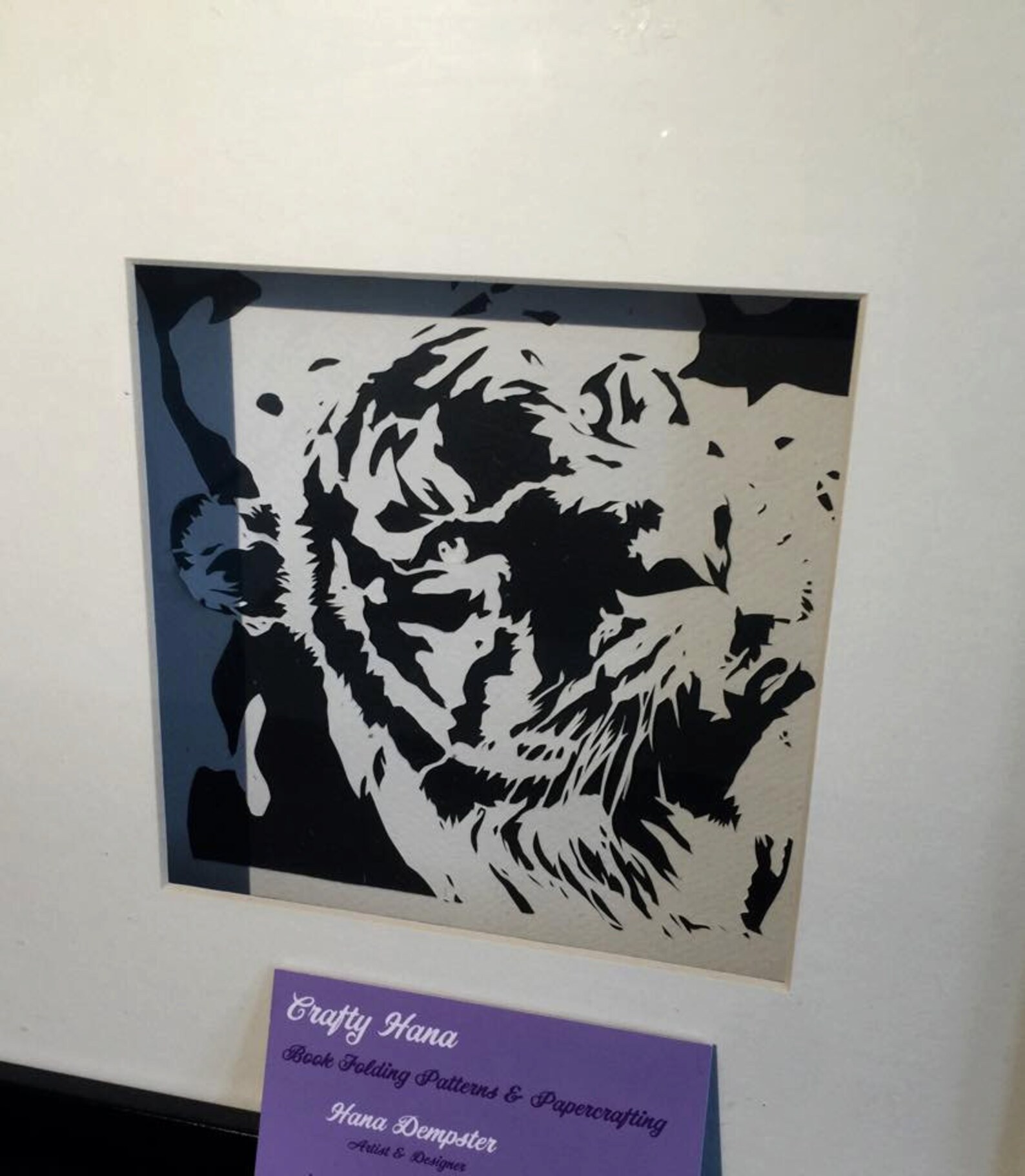 Papercutting Template - Tiger Two - JPEG - Resizable - Commercial ...
