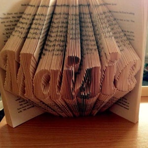 Book Folding Pattern Alphabet - ALPHABET 4 - Medium Font, Fancy Font ...
