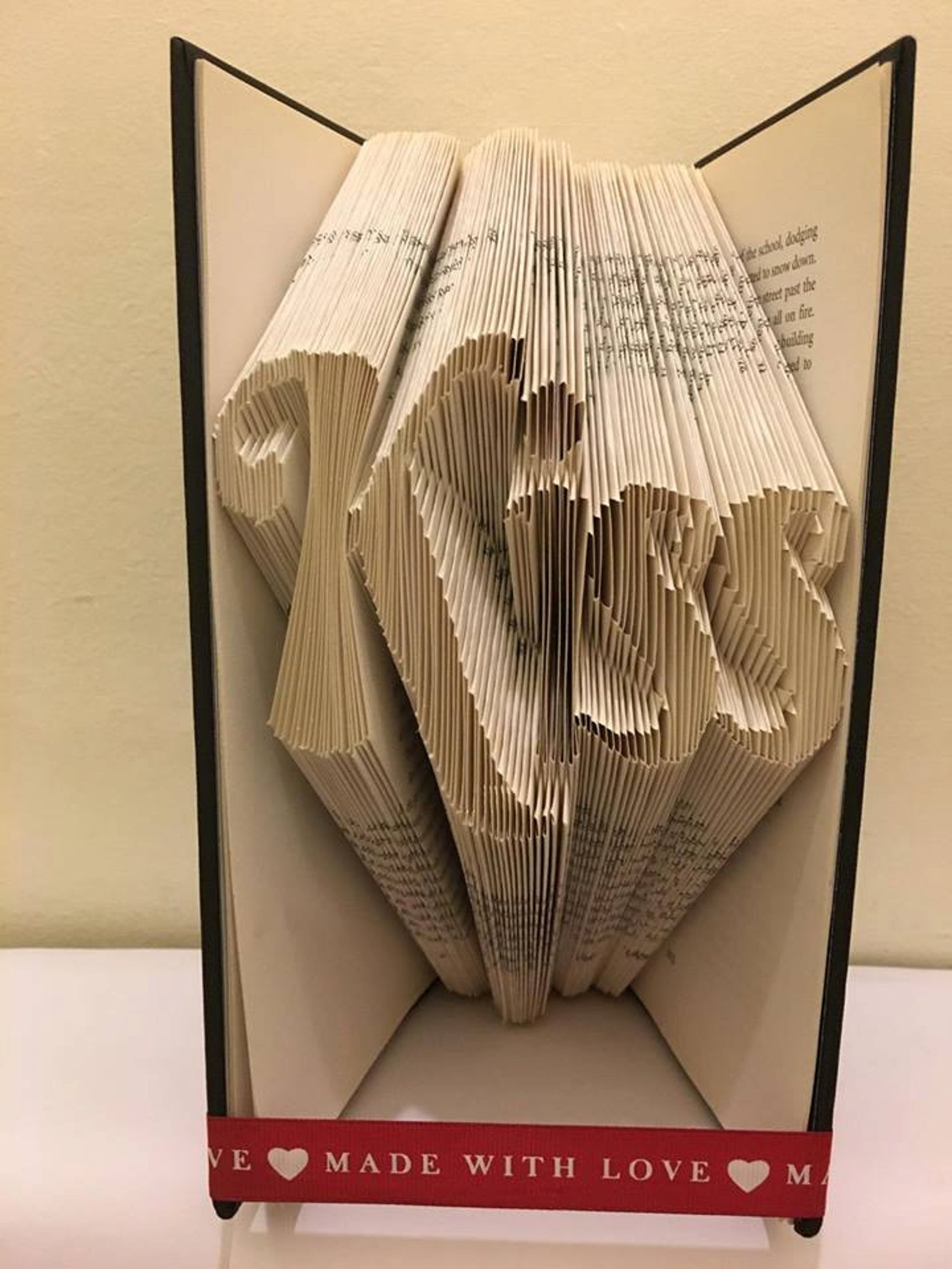 Book Folding Pattern Alphabet 29 Swish Full Size - Etsy UK