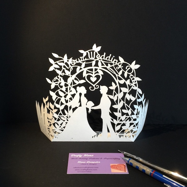 Wedding Papercut - Etsy UK