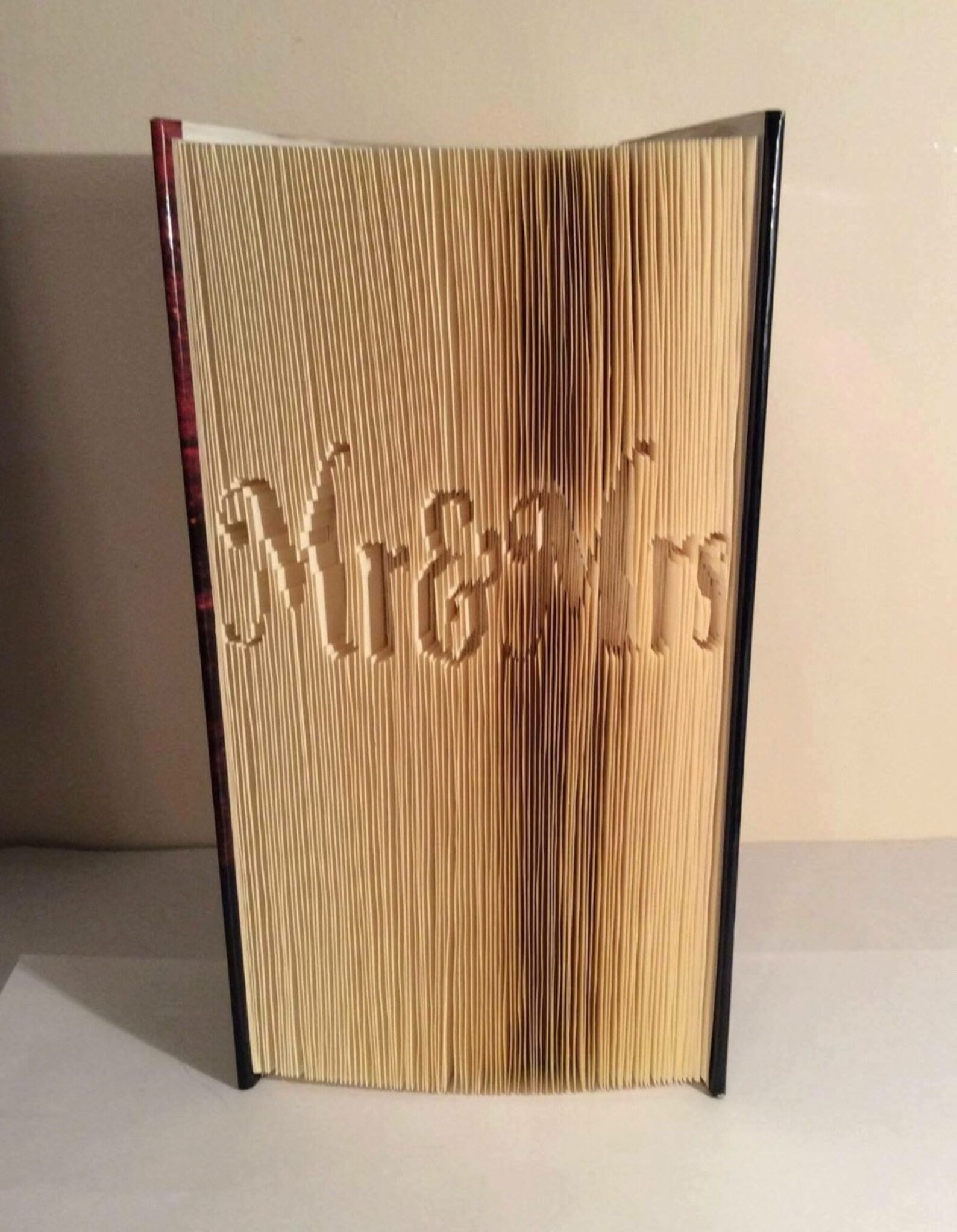 Book Folding Pattern - Instant Download - Alphabet Mini Swish - Cut ...