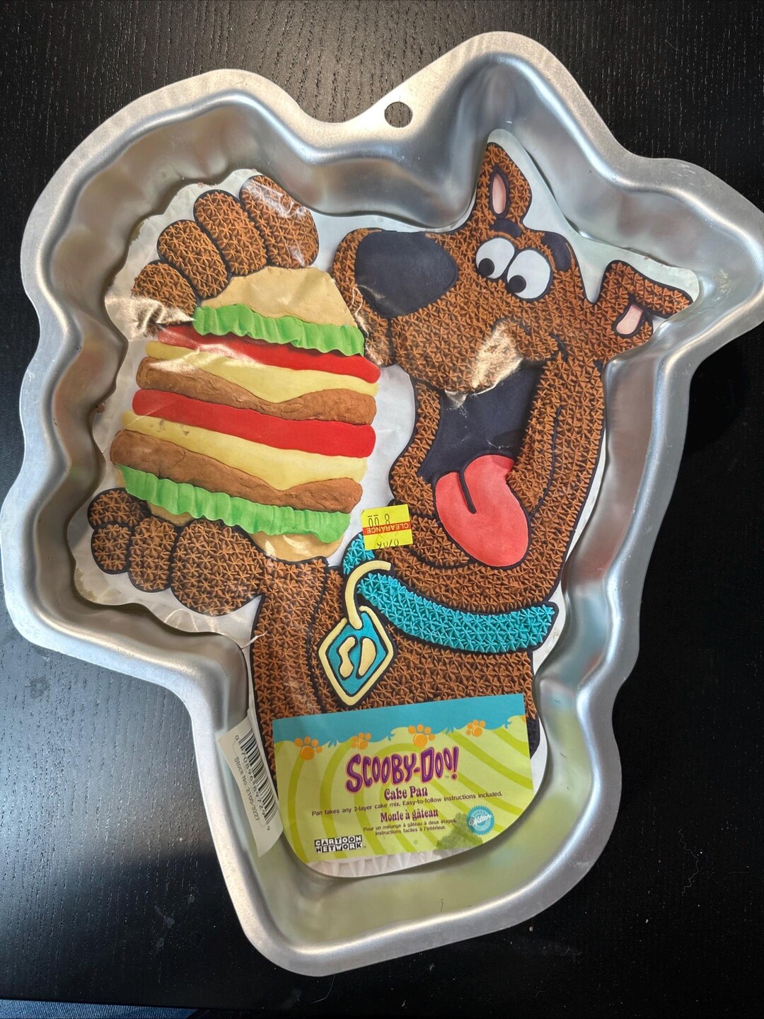 WILTON Scooby Doo Hamburger Cake Pan Mold #2105-3227 Retired - Etsy