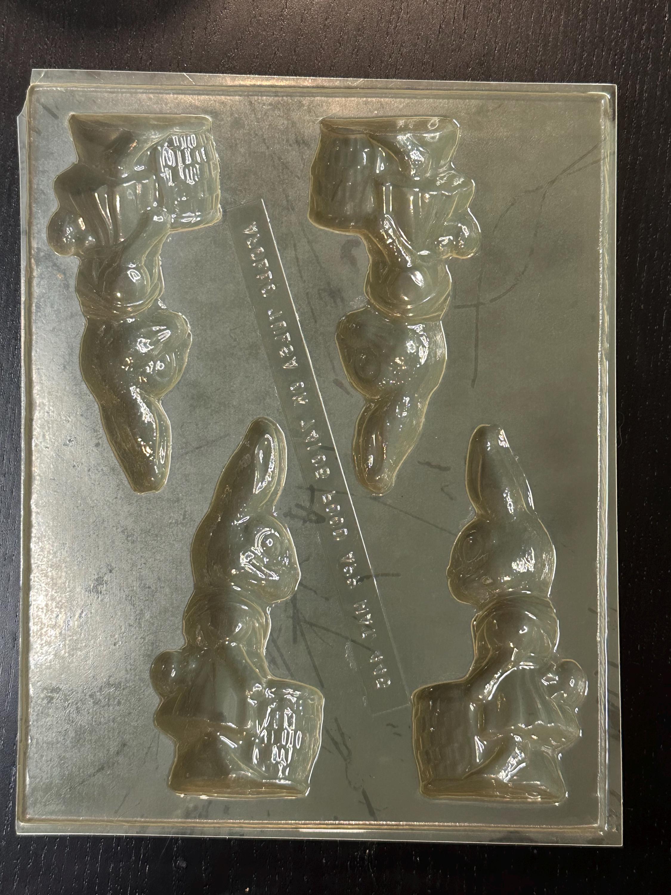 Vintage Easter Bunny Plastic Chocolate Mold - Apollo 445 - Etsy