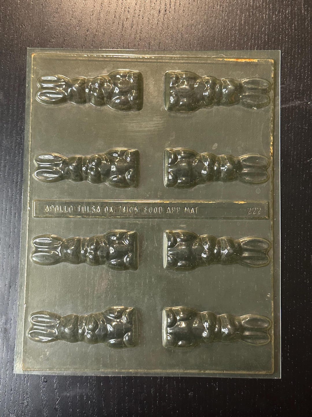 Vintage Apollo Easter Bunny Rabbit Candy Mold Plastic Chocolate Mold - Etsy