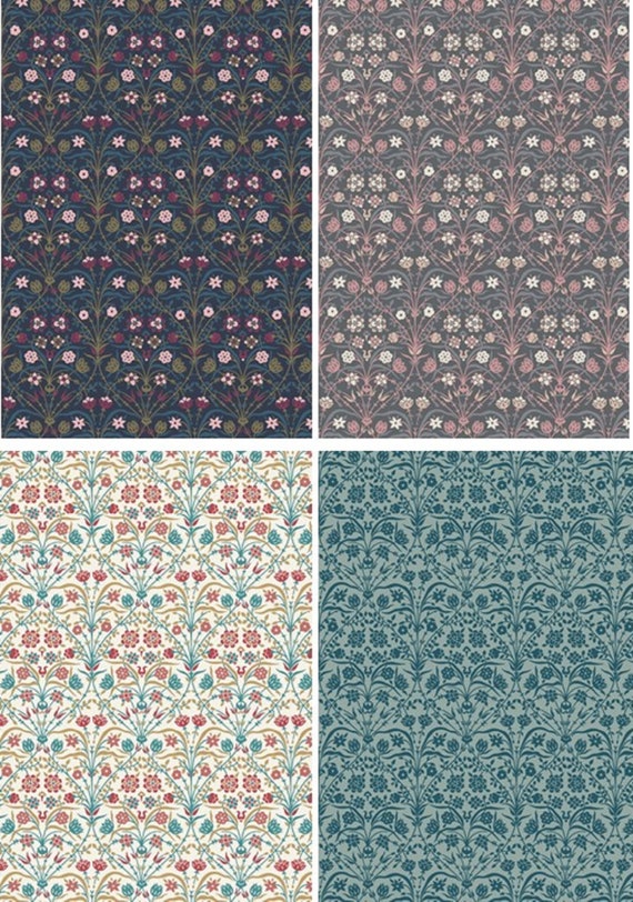 Liberty of London Fabrics the Winterbourne Collection - Etsy UK