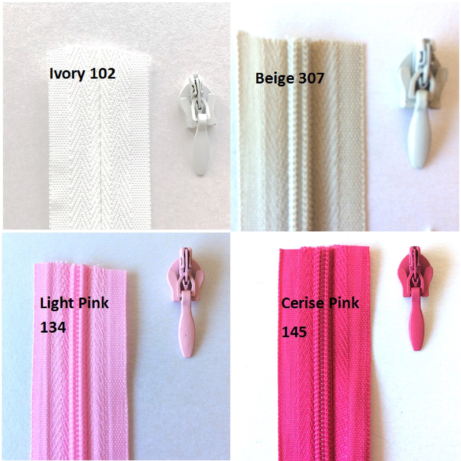 Continuous Zipper Roll, Invisible / Concealed, Size 3 - Etsy UK