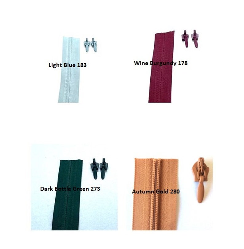 Continuous Invisible Zip Roll Size 3 | Concealed Zipper Tape by the ...