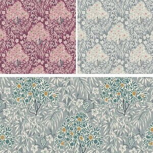 Liberty of London Fabrics the Winterbourne Collection Woodhaze Grey ...
