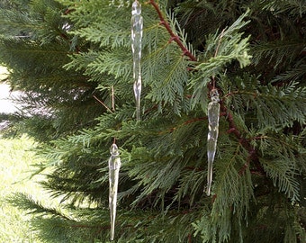 Glass Icicles | Etsy