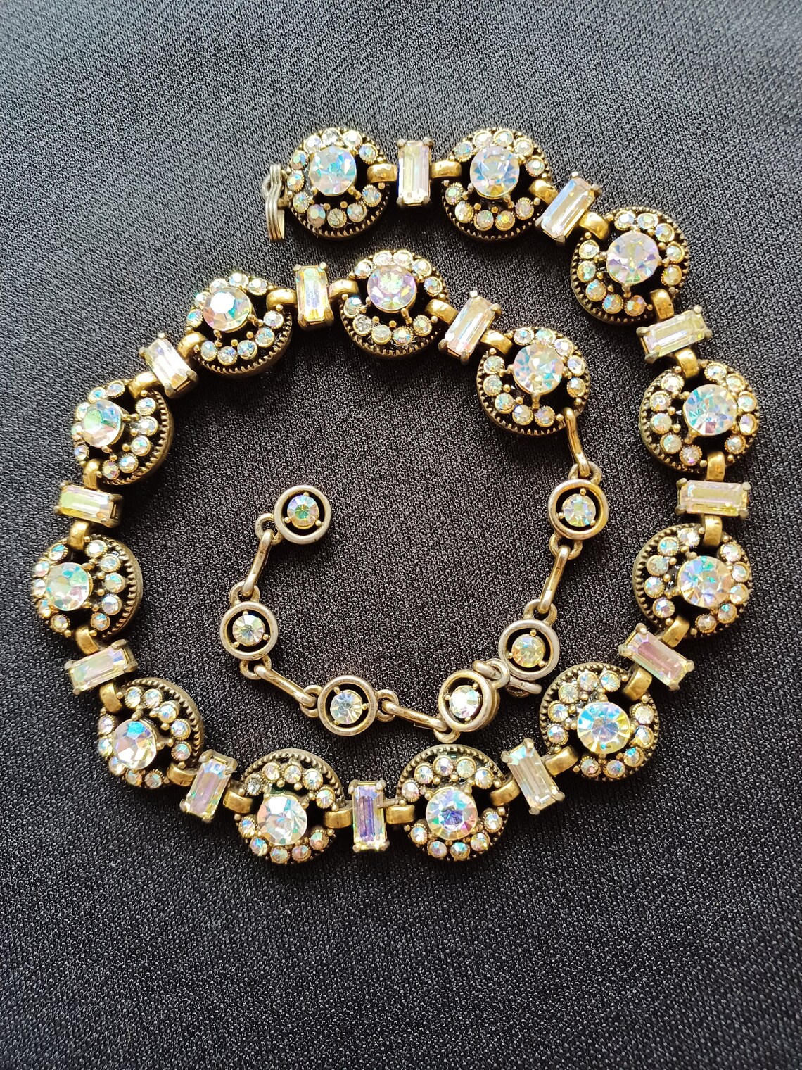 1950s Hollycraft AB and White Rhinestone Parure hollycraft COPR 1955 - Etsy