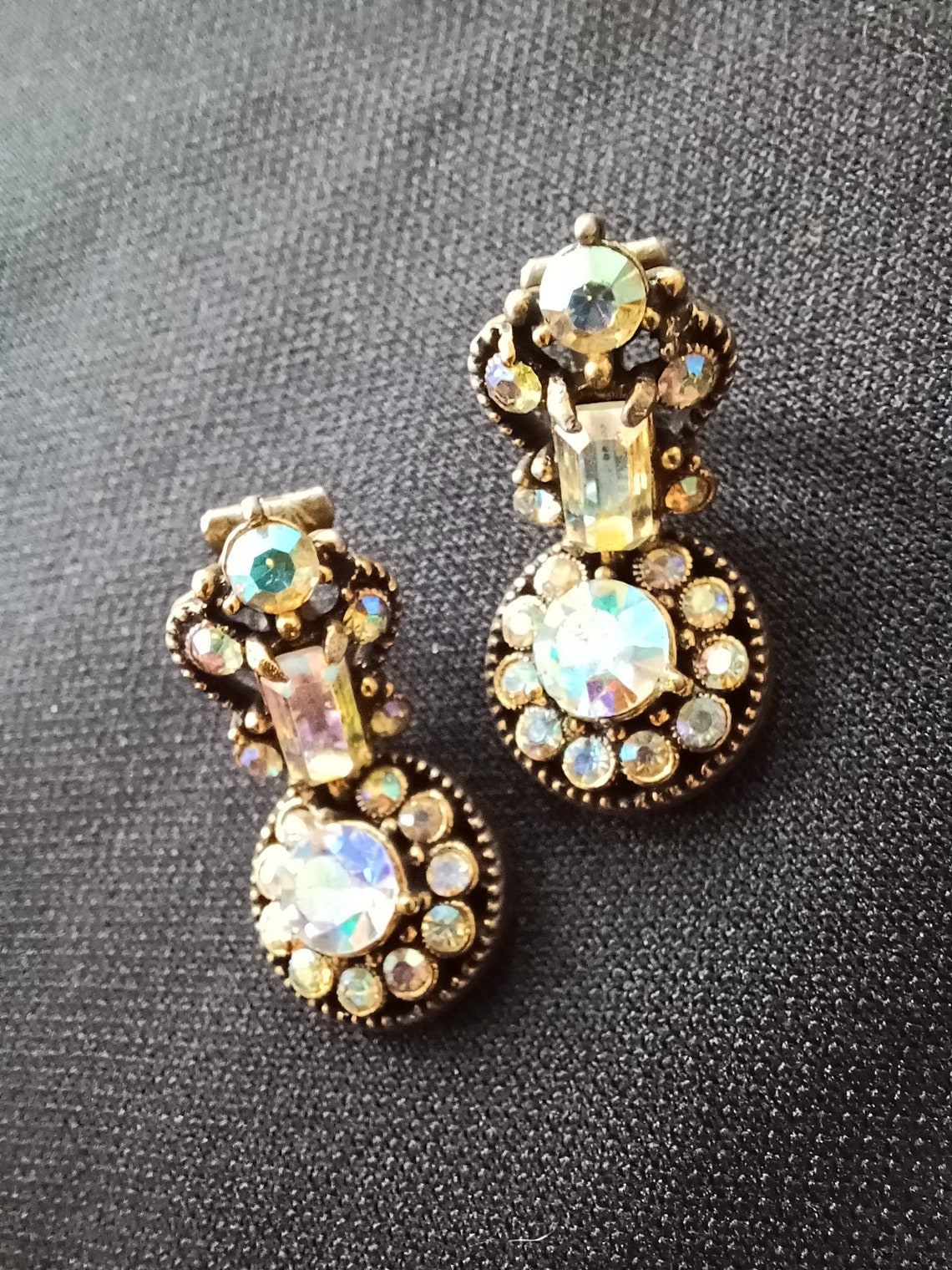 1950s Hollycraft AB and White Rhinestone Parure hollycraft COPR 1955 - Etsy