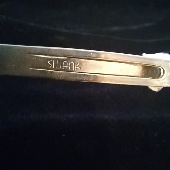 Swank Centurion/Knight Cuff Link and Tie Bar Set - Gem