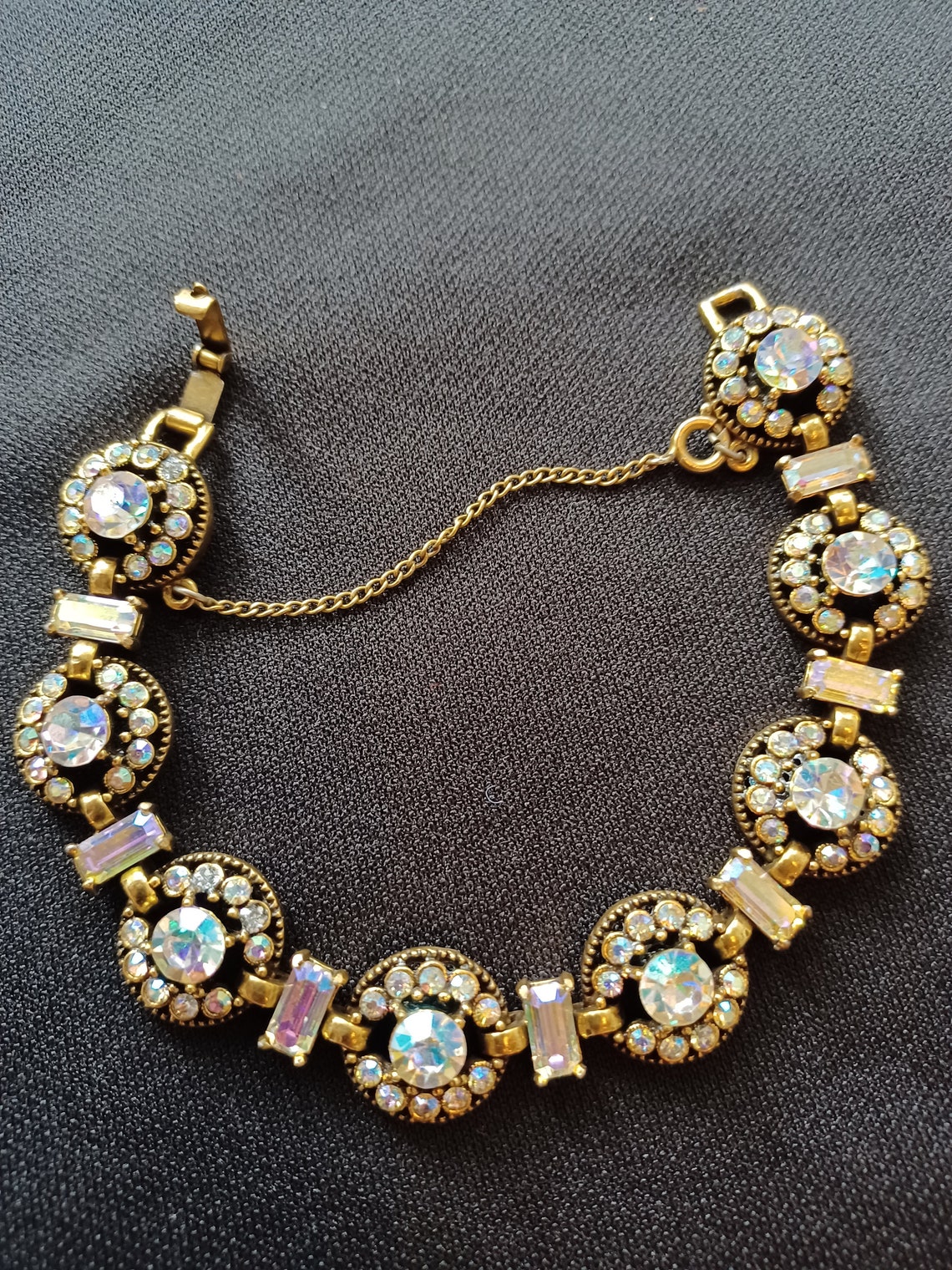 1950s Hollycraft AB and White Rhinestone Parure hollycraft COPR 1955 - Etsy