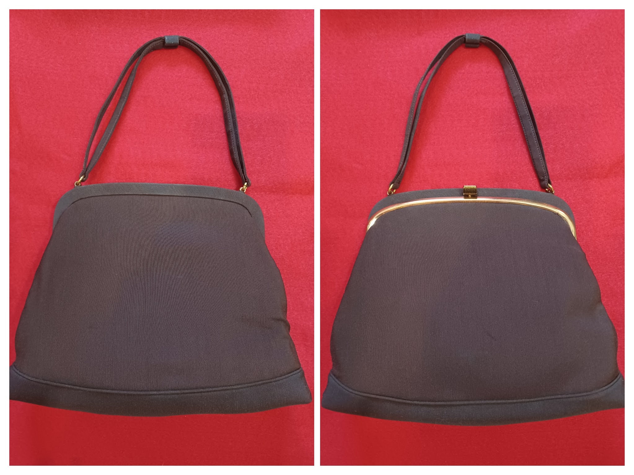 1960s Unused Brown Cloth Evening Bag - "morris Moskowitz" - Etsy