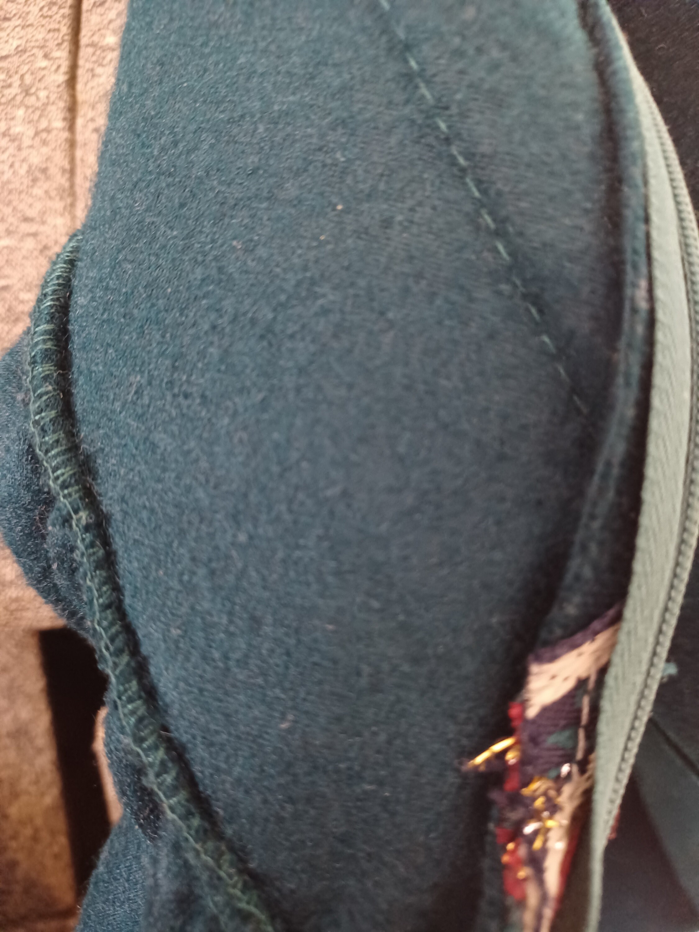 1980s Green Zipper Front Robe vanity Fair M - Etsy