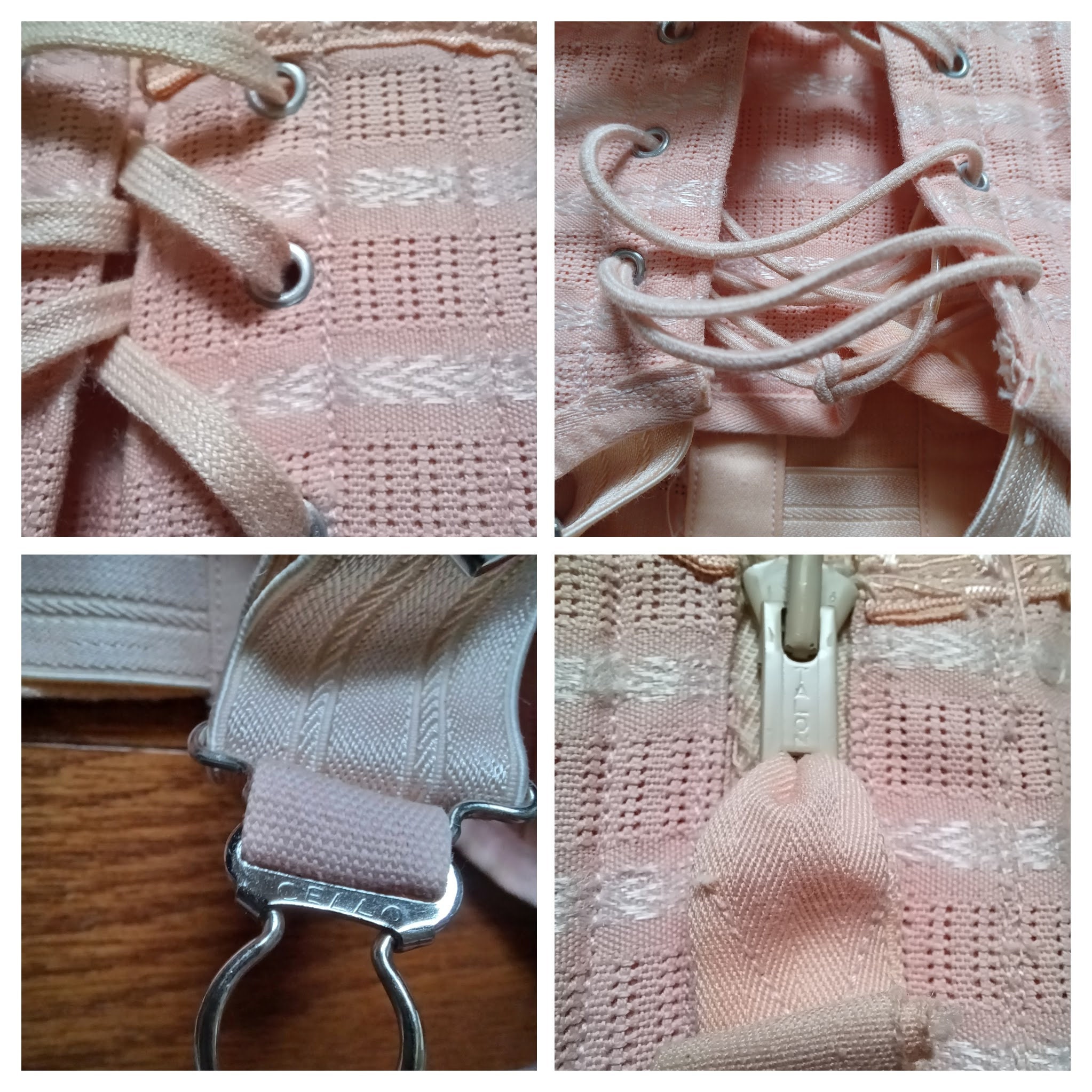 1940s Cloth Open Bottom Lace up Girdle With Garters - Etsy