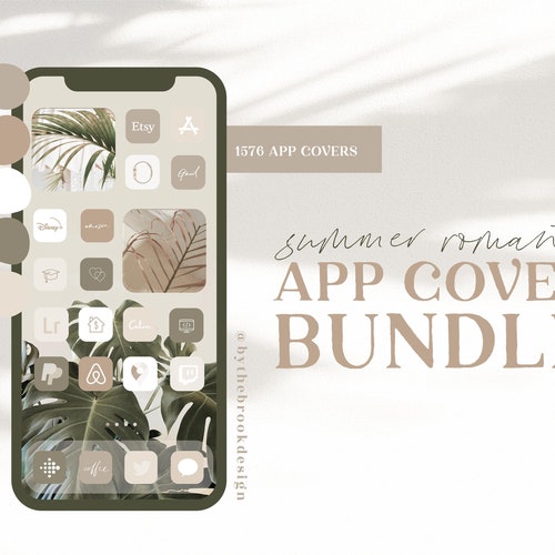 Boho Beach IOS 14 Iphone Icons | Etsy