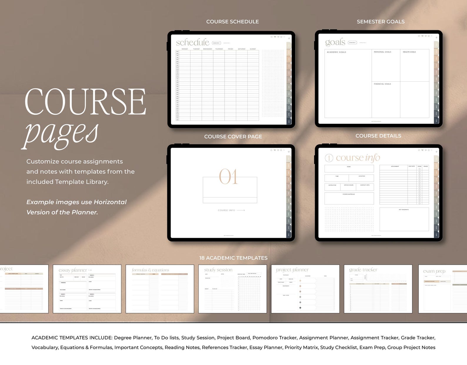 2025-2026 Academic Digital Planner – Goodnotes & Notability (sunrise ...