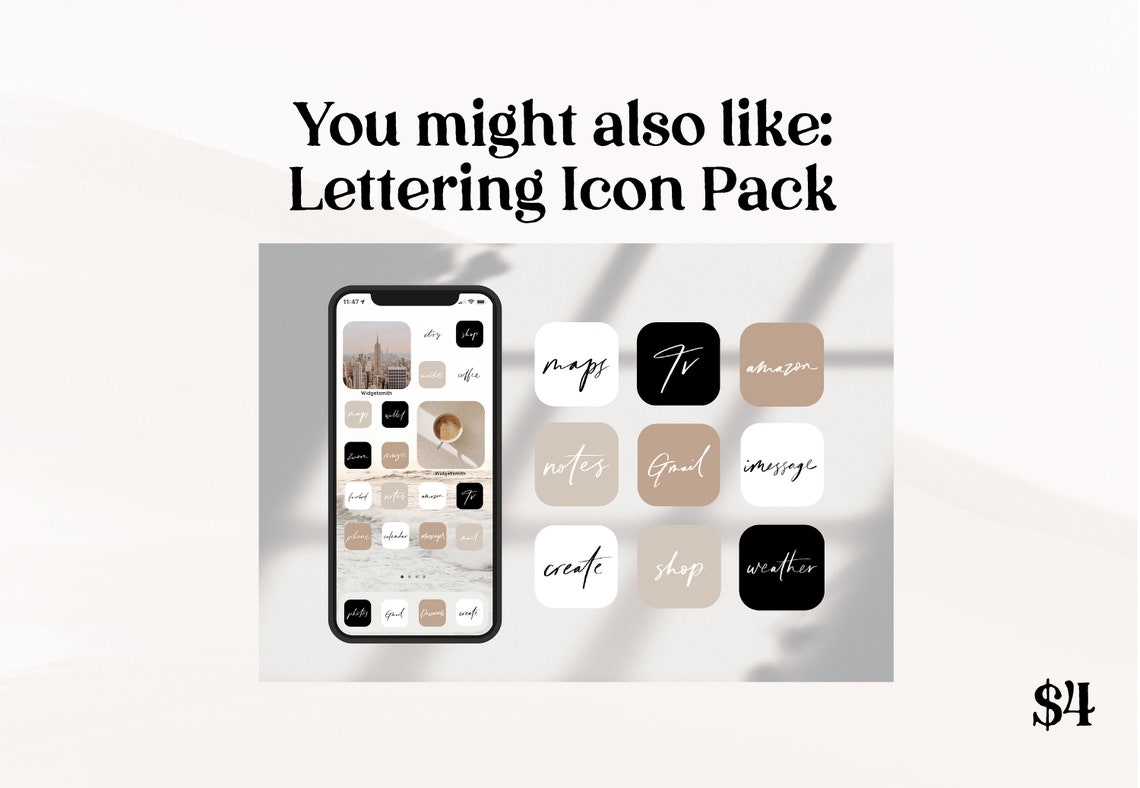 Minimalist Icon Theme Pack for Iphone IOS 14-15 App Covers - Etsy