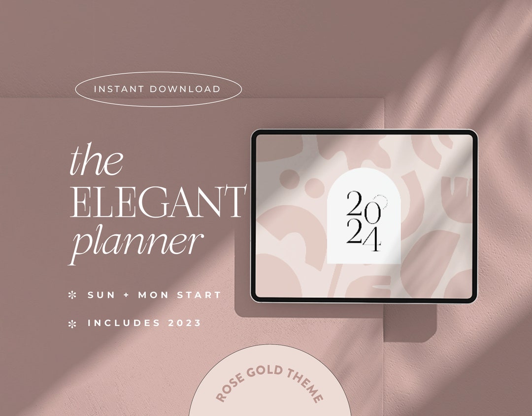 2024 Digital Planner, Goodnotes Notability iPad & Tablet That Girl ...