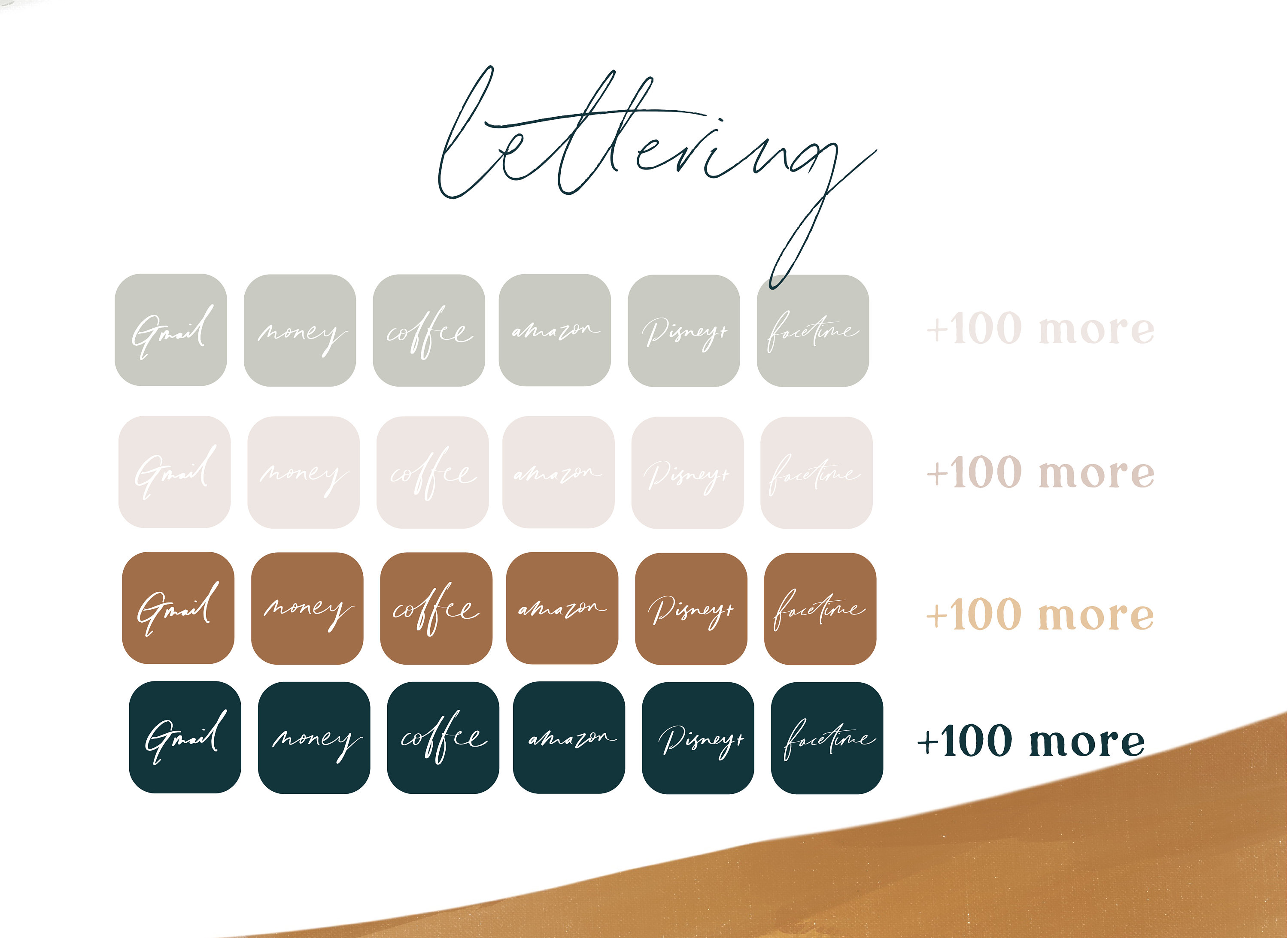 Adventure Hand-painted Boho App Kit IOS 14-15 2000 Boho | Etsy