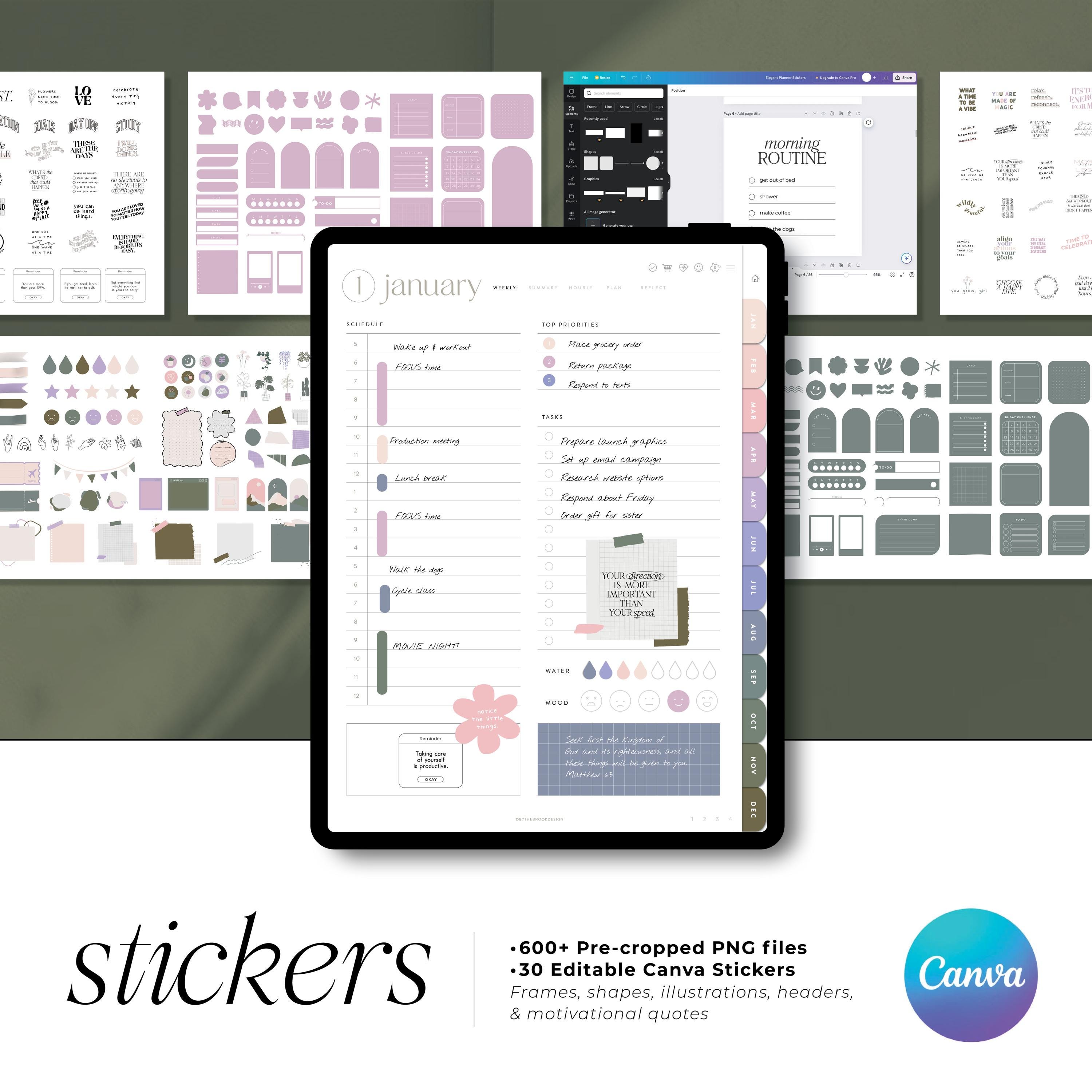 2026 Digital Planner for Goodnotes, Notability, iPad & Tablet ...